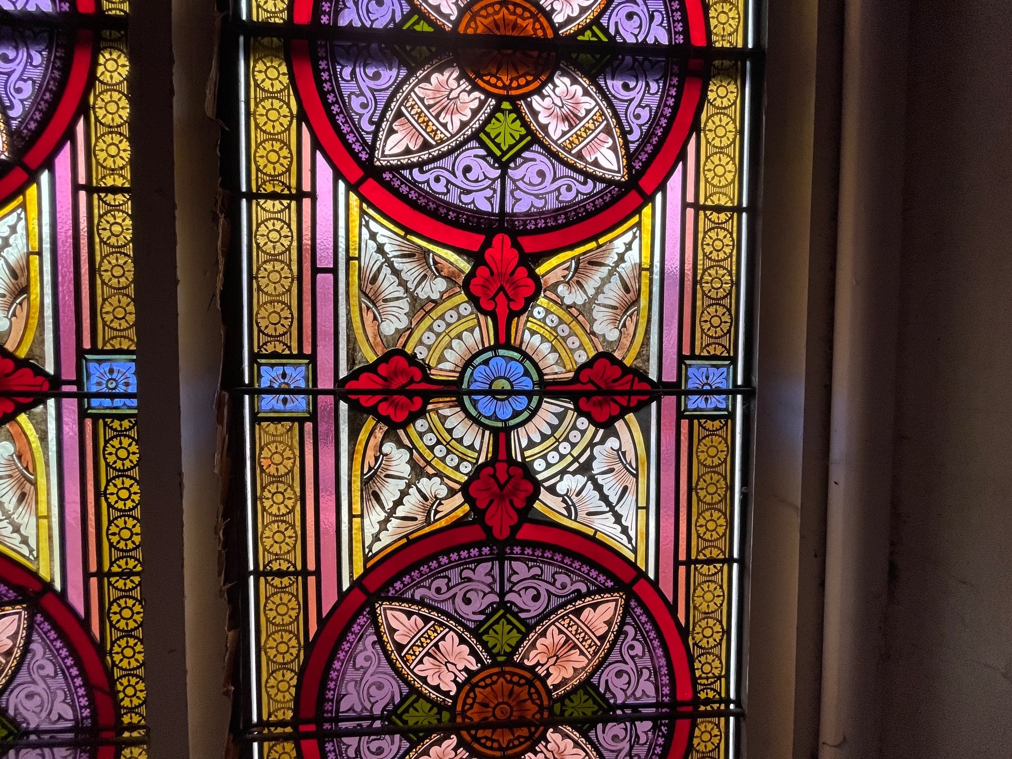 Beautiful Victorian Gothic Antique Stained Glass Windows - Etsy