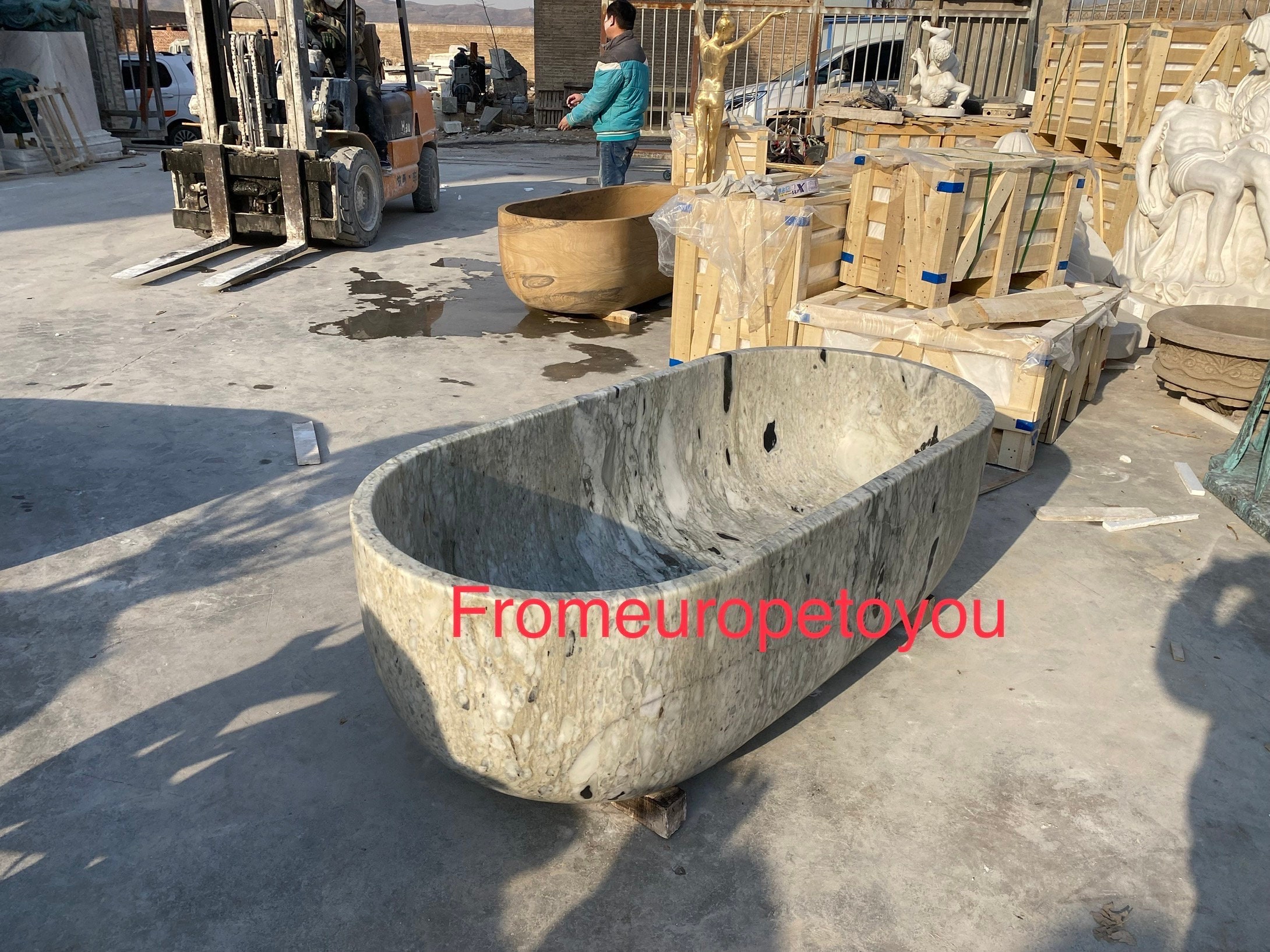 Marble Estate Bathtub - Etsy