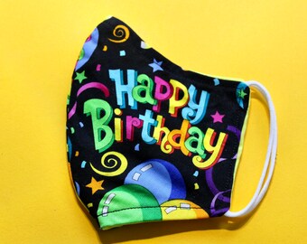 Happy Birthday Mask | Etsy