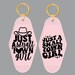 Just A Small Town Girl Motel Keychain|gift for Her|birthday|mom Sister ...