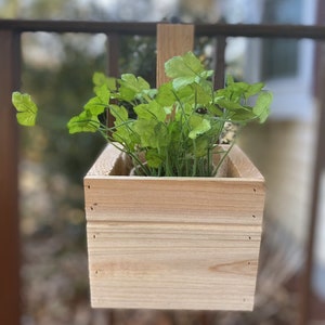 Tiered Cedar Railing Planter Box Deck Railing Planters - Etsy