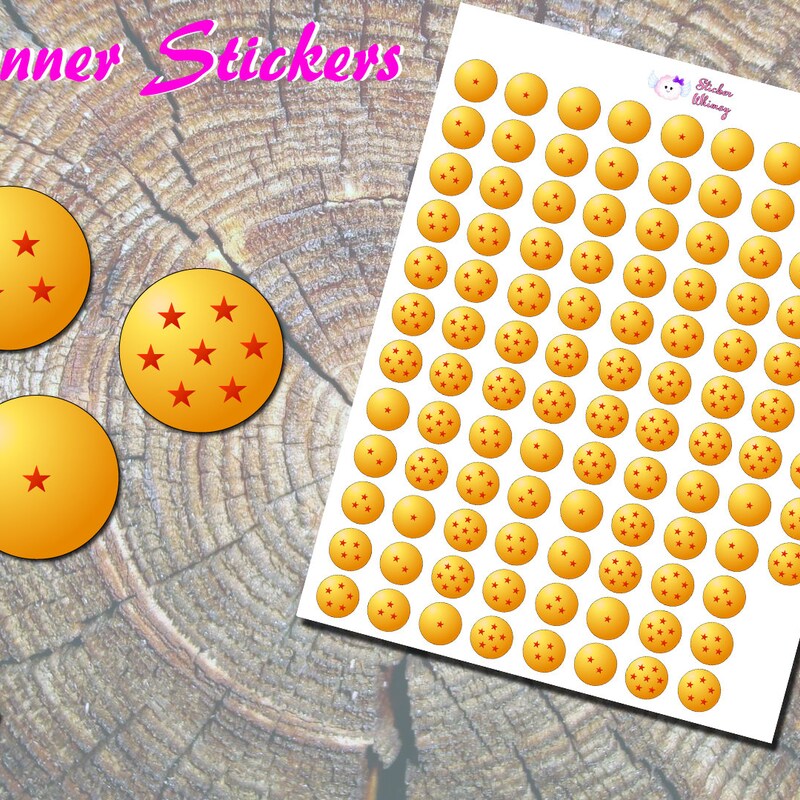 Dragon Ball Z Stickers - Etsy