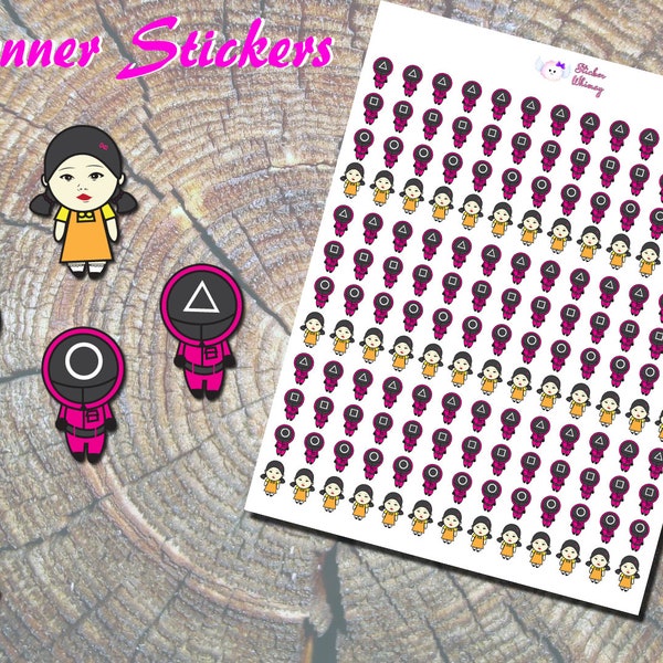Thanos Squidgame Stickers - Etsy