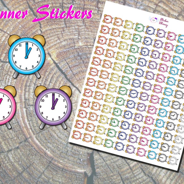 Clock Number Stickers - Etsy