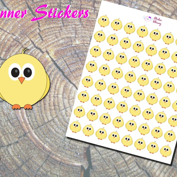 Chick Stickers - Etsy