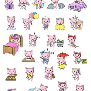 Daily Tasks Planner Stickers, Printed Stickers, Chore Stickers, Daily ...
