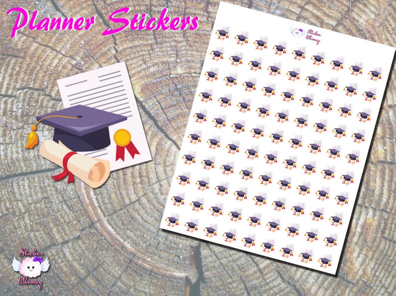 Graduation Planner Stickers: Celebration Set - Etsy