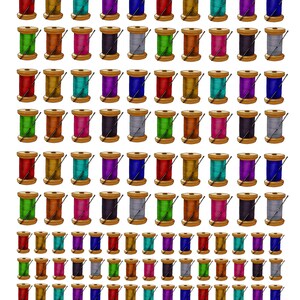 Needle and Thread Planner Stickers: Colorful Sewing Stickers - Etsy