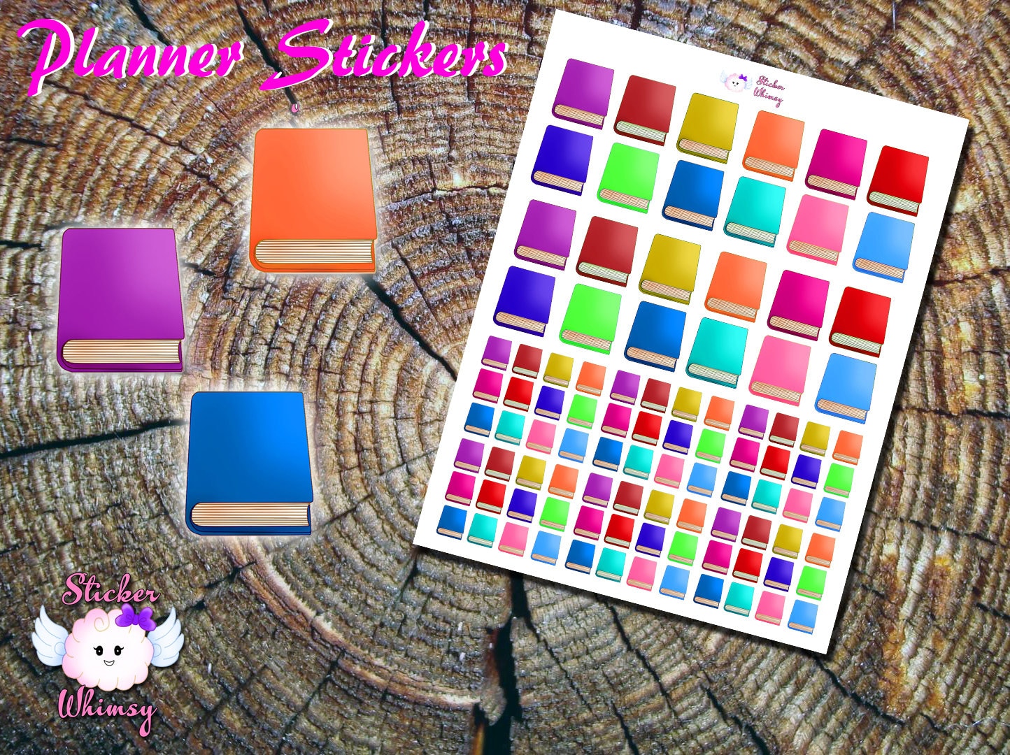 Book Planner Stickers Reading Stickers Education Stickers - Etsy