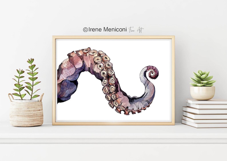 PRINT Limited Edition tentacle Fine Art Giclée - Etsy