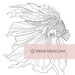 COLORING PAGE siamese Fighting Fish , Betta Fish, Downloadable Digital ...