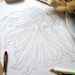 COLORING PAGE siamese Fighting Fish , Betta Fish, Downloadable Digital ...