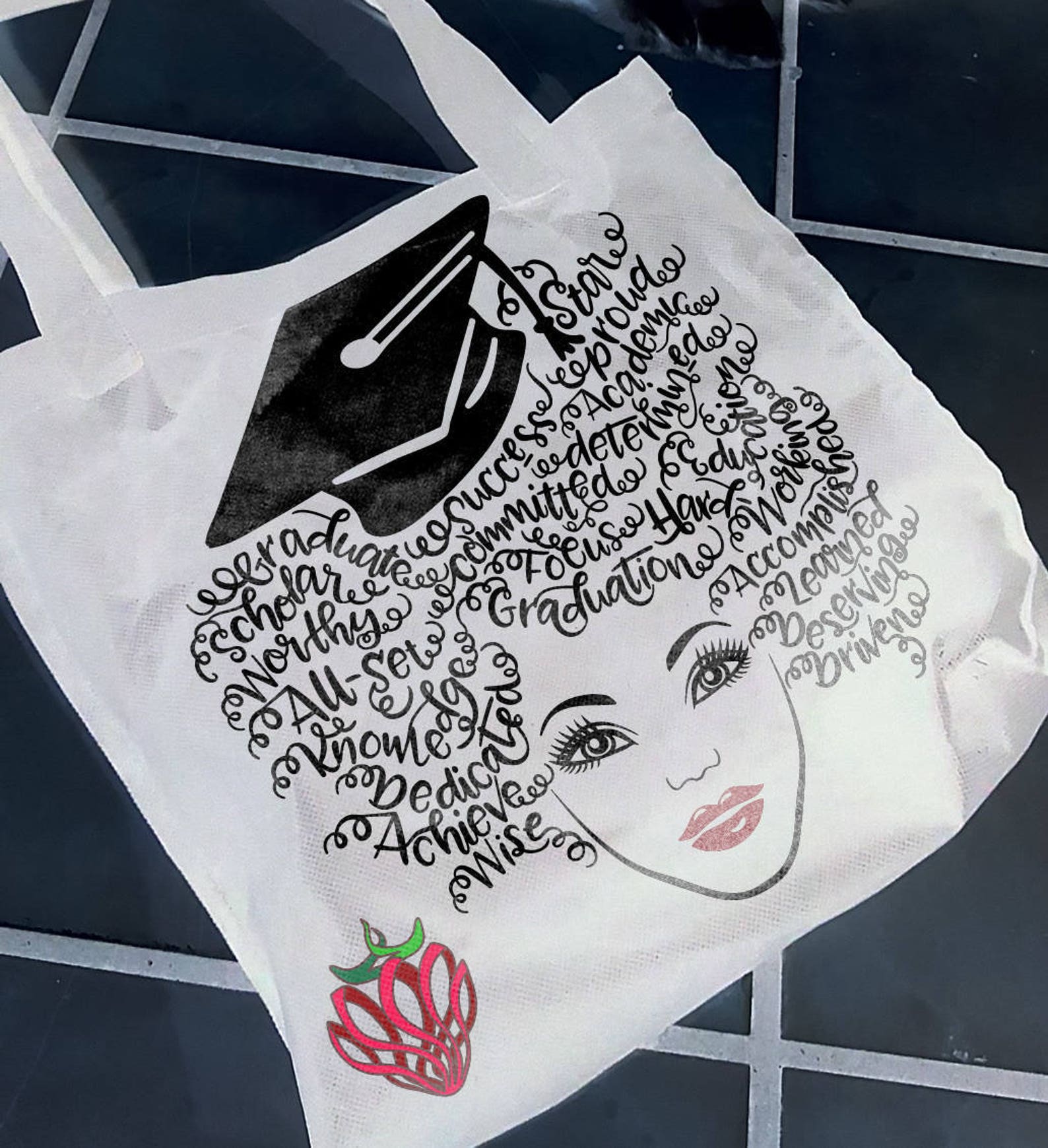 Graduation Word Art Hair Dxf SVG File COMMERCIAL LICENCE - Etsy