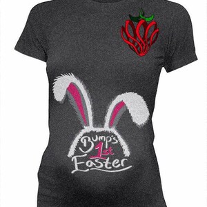 Bunny Ears Bumps First Easter SVG Layered Pregnancy Announcement Shirt ...
