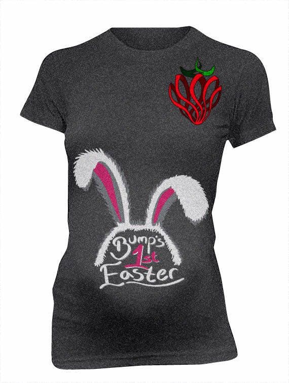 Bunny Ears Bumps First Easter SVG Layered Pregnancy - Etsy