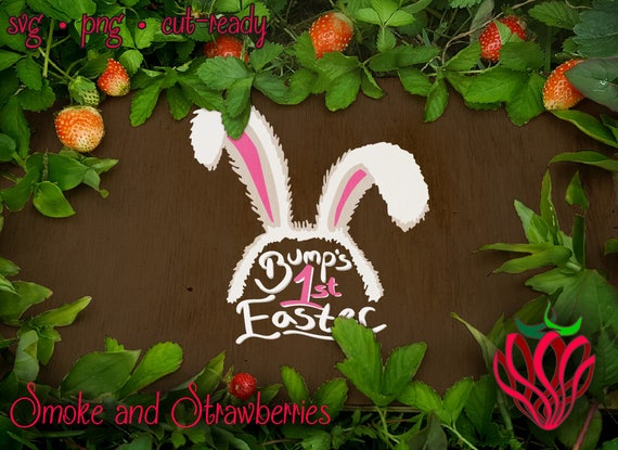 Bunny Ears Bumps First Easter SVG Layered Pregnancy - Etsy