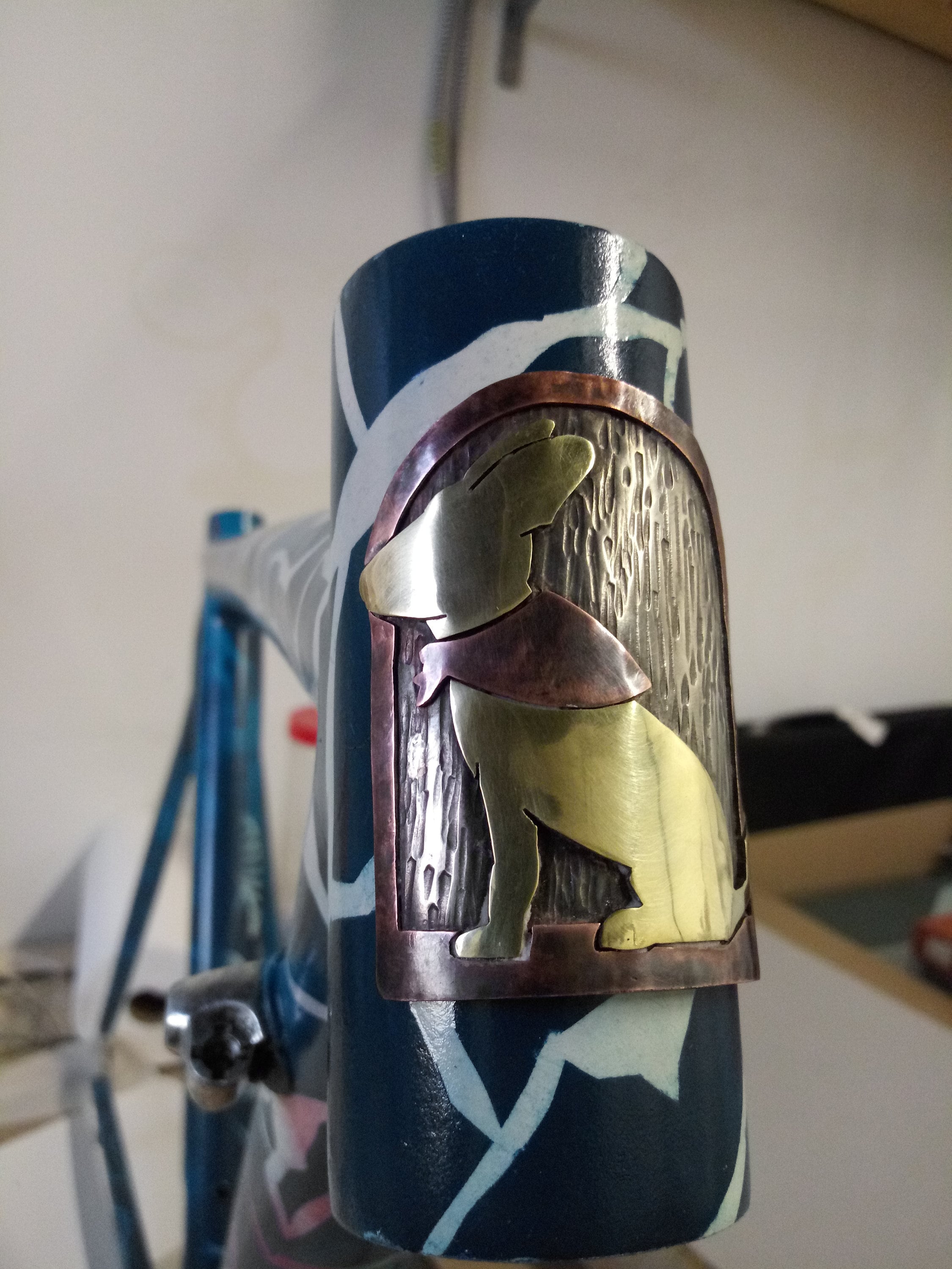 Custom Bicycle Head Badge - Etsy