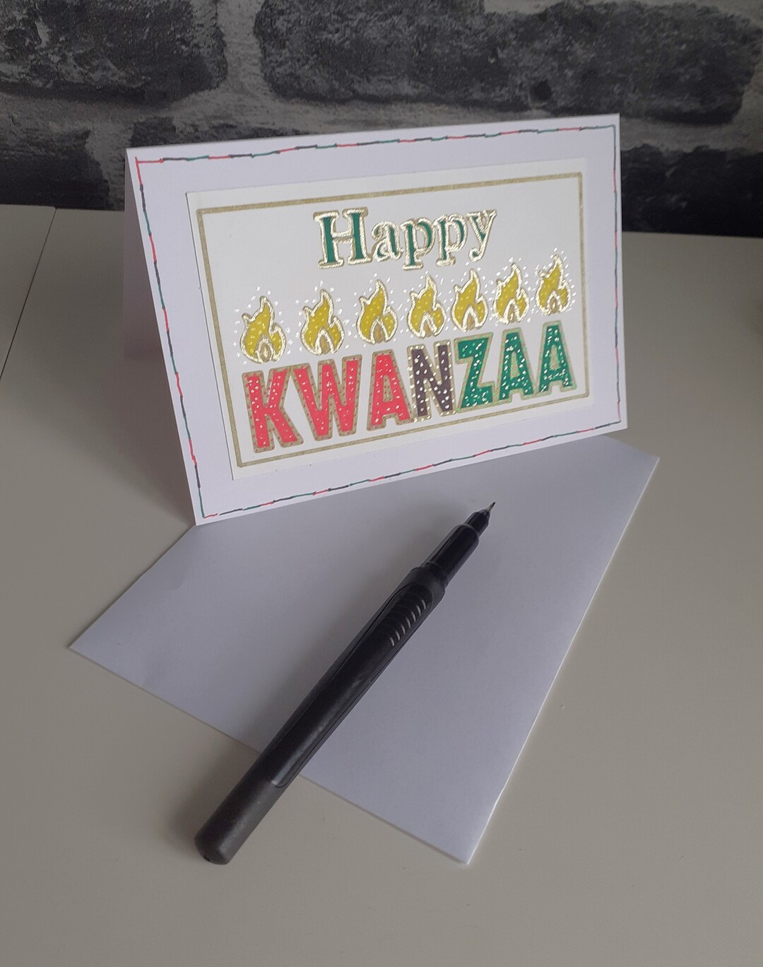 Kwanzaa Card Kwanzaa Greetings Card Happy Holidays Kwanza - Etsy