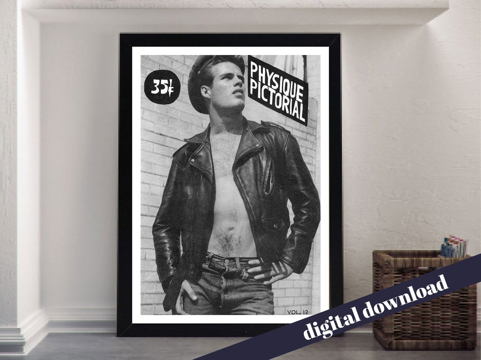 Pair PHYSIQUE PICTORIAL Vintage Male Physique Magazine Cover - Etsy