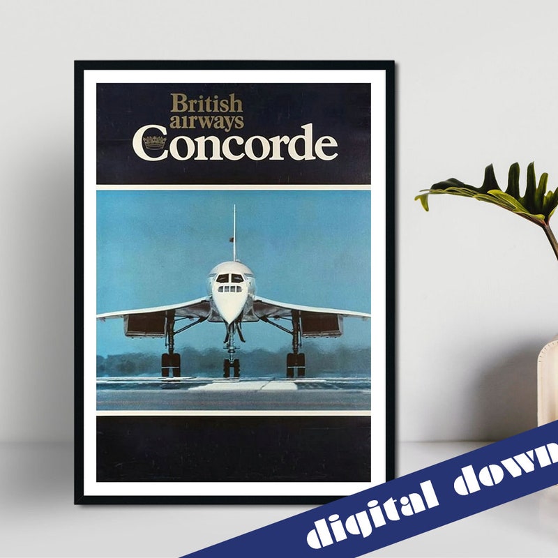 Concorde Poster - Etsy