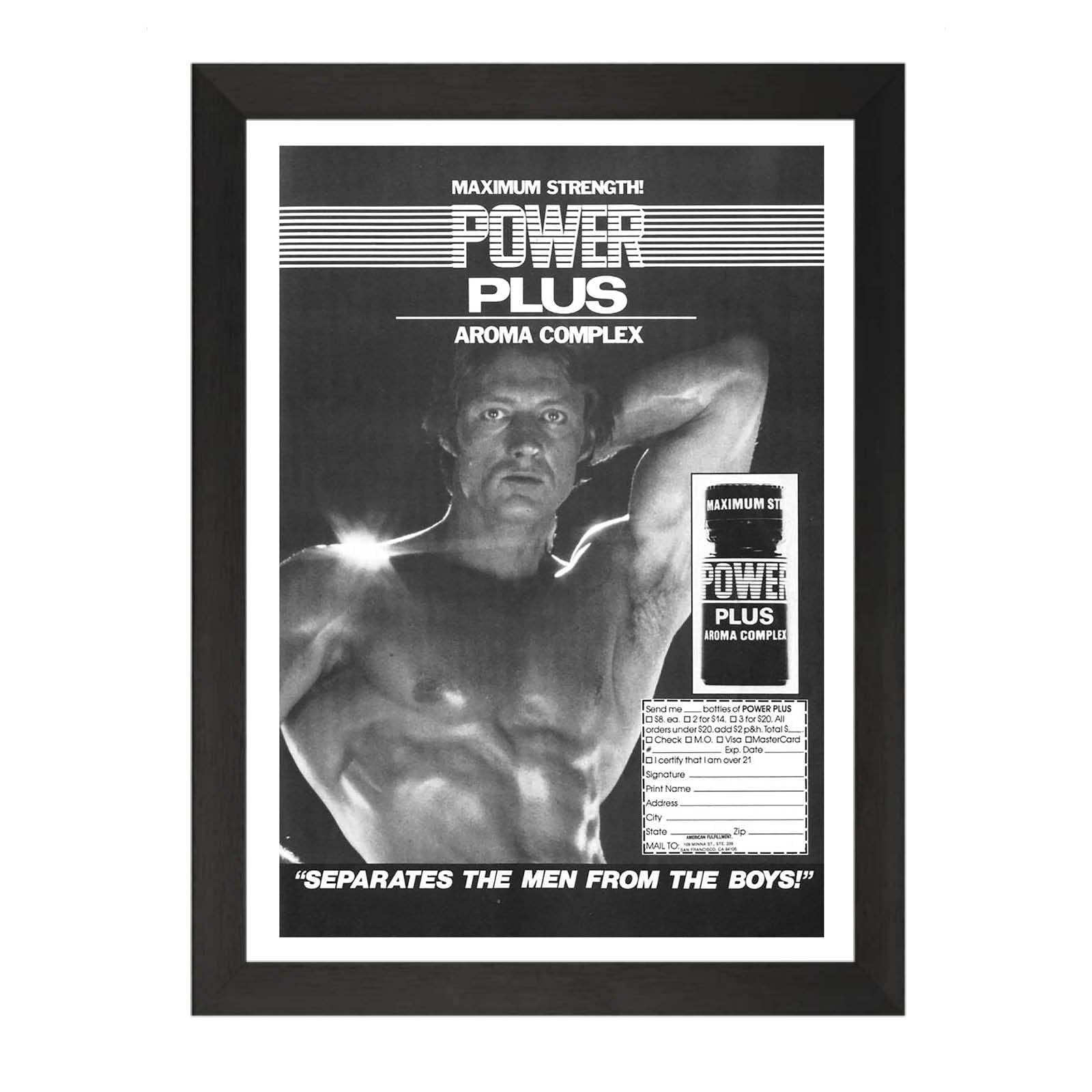 Power Plus Poppers - 80s Amyl Poppers Advert Poster - Printable ...