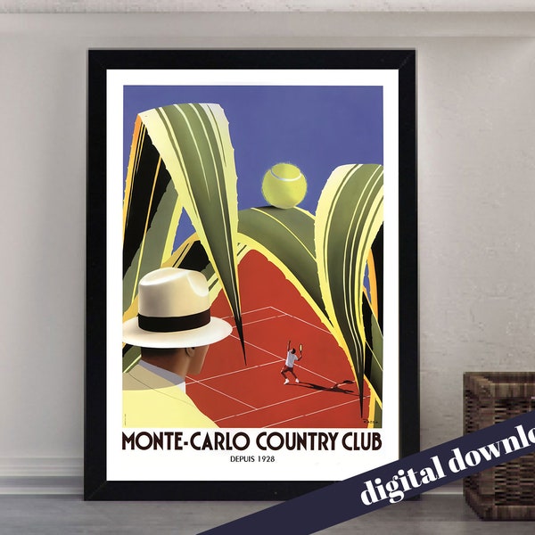 Vintage country club wall art - Etsy France