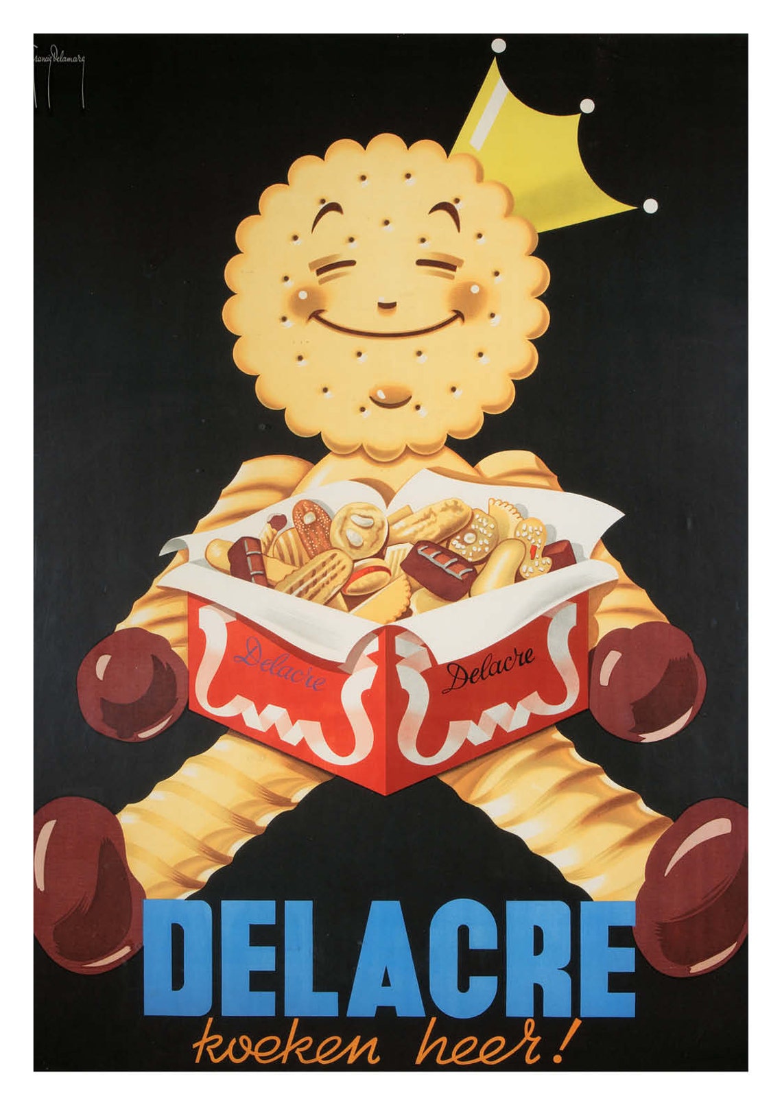 Delacre Cookie Advert Poster A3 Downloadable Art Print - Etsy