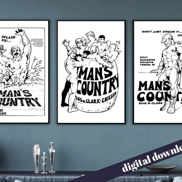 Vintage Gay Men - Etsy