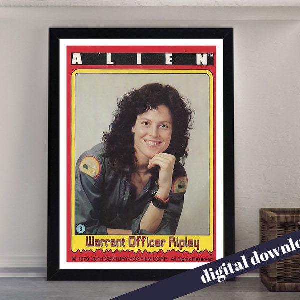 Sigourney Weaver Aliens Poster - Etsy