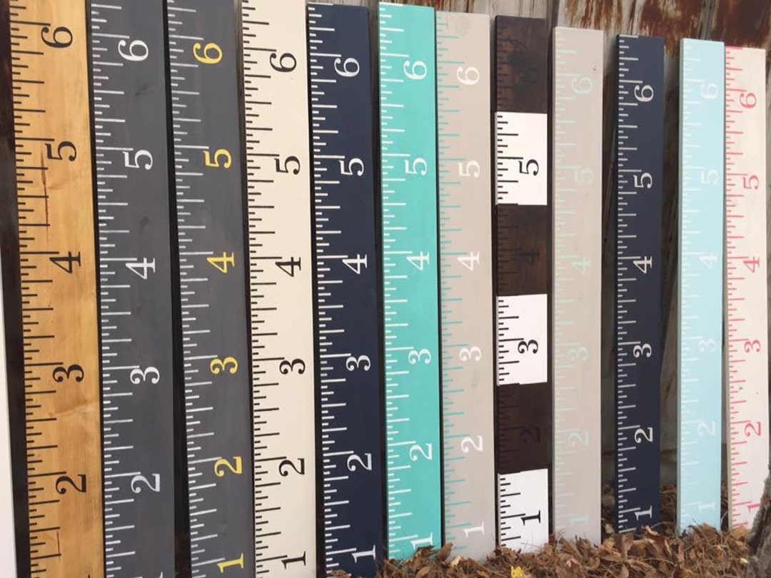 Wood Growth Chart, Wooden Kids Growth Chart Ruler, Measuring Stick ...
