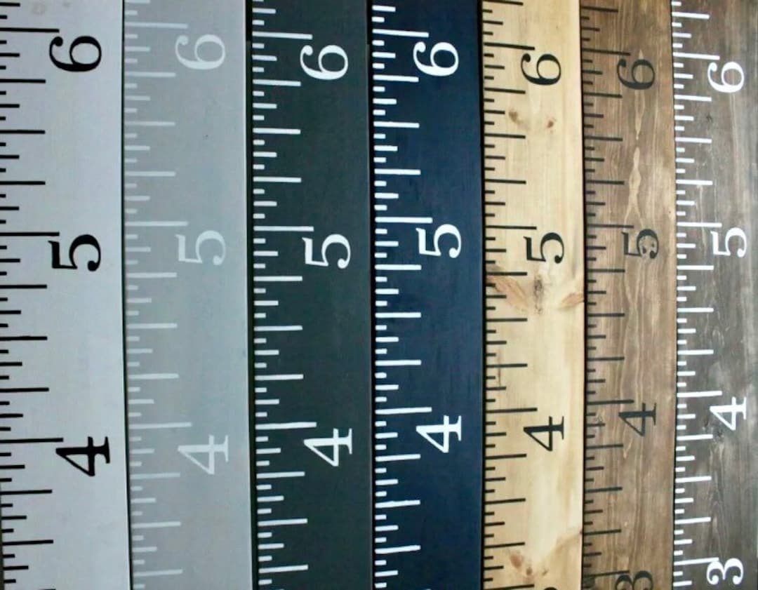 Growth Chart Ruler, Growth Chart for Kids, Stained Growth Chart, Ruler ...