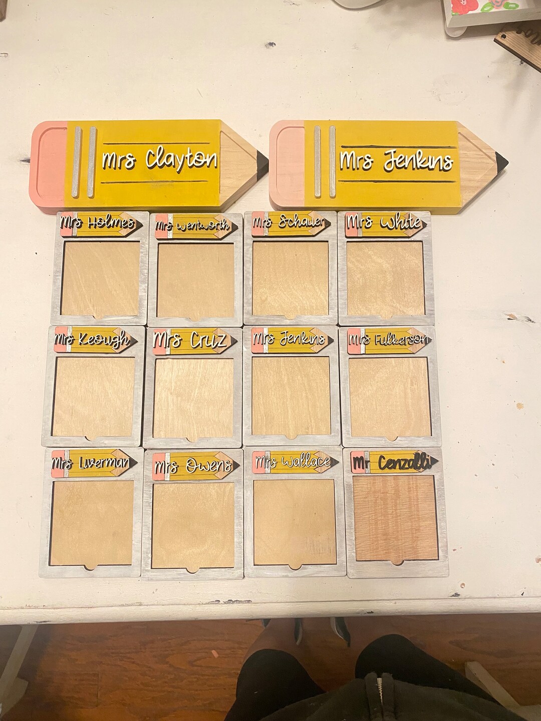 Teacher Post It Note Holder, Sticky Note Holder, Teacher Appreciation ...