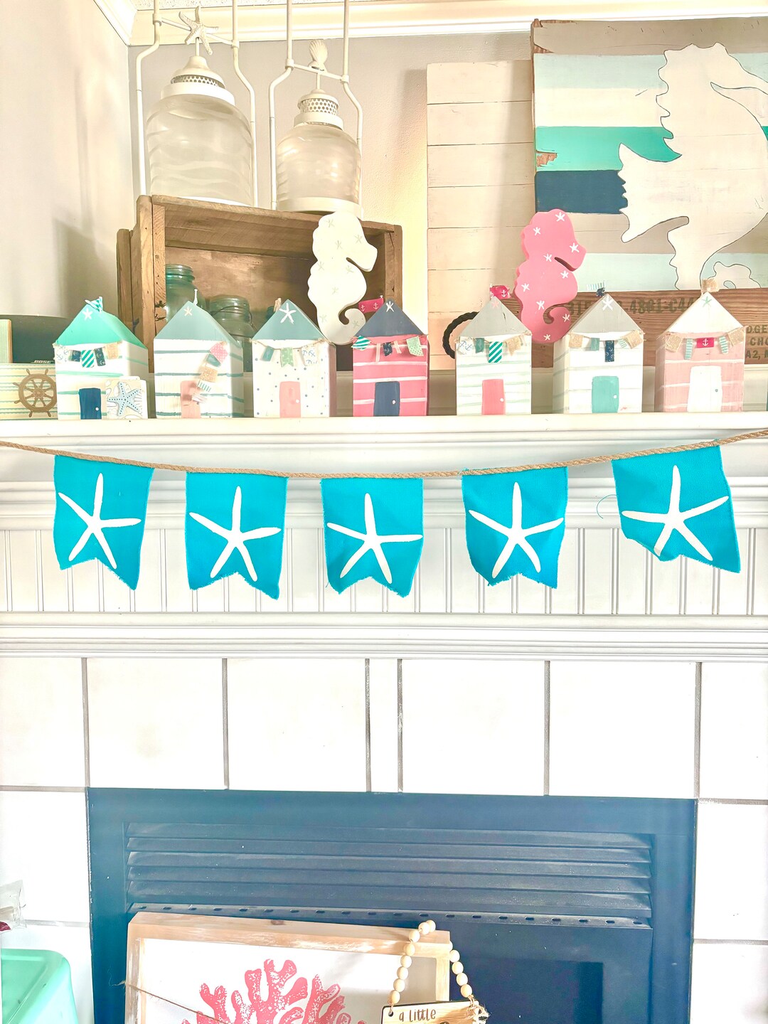 Beach Cottage, Retro Beach Decor, Beach Decor - Etsy