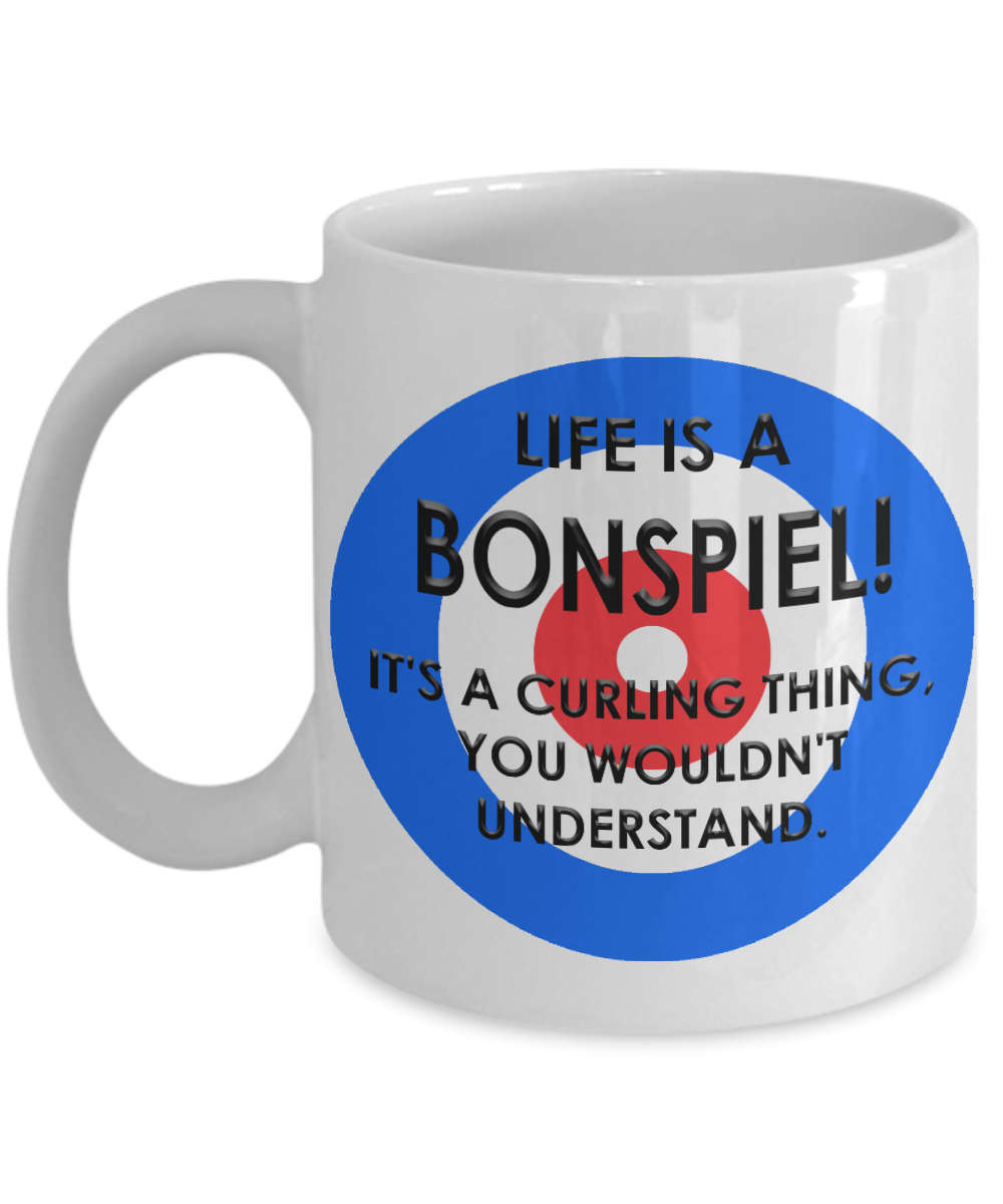 Curling Coffee Mug Funny Coffee Mug Curling Mug Unique Coffee Mug ...