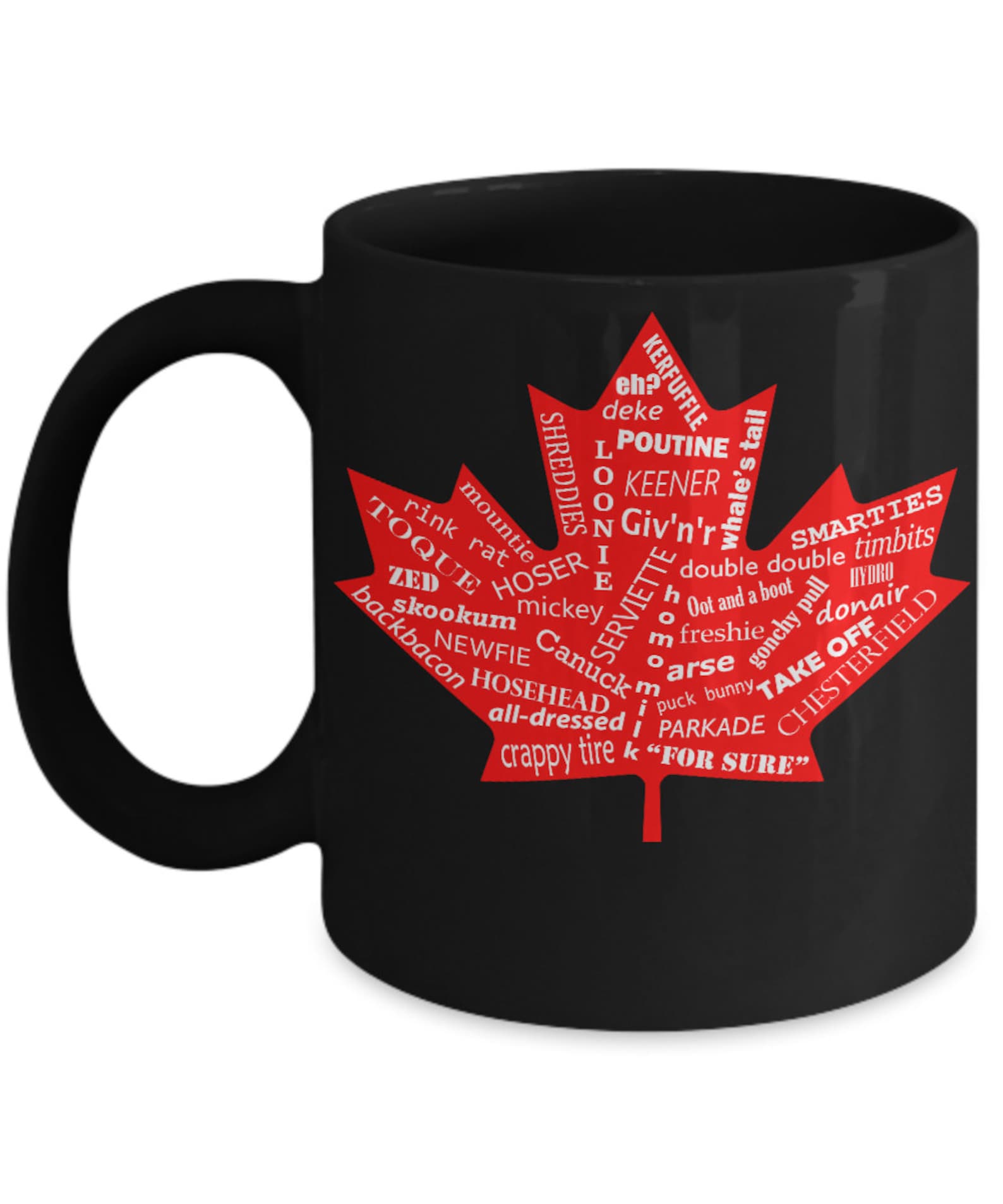 Canada Coffee Mug Canadian Mug Funny Coffee Mug Maple Leaf Gift for Her ...