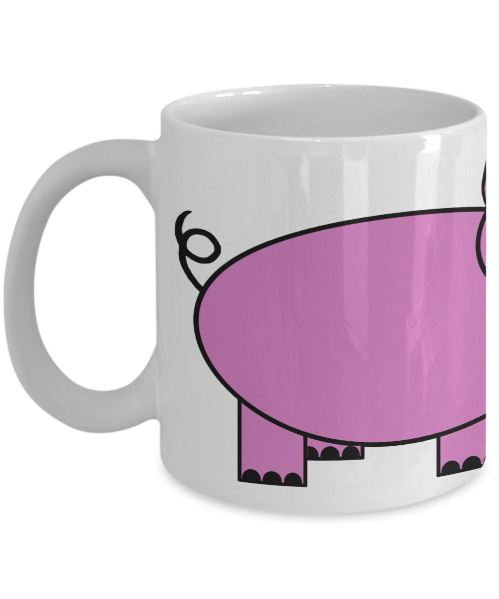 Funny Coffee Mug Crazy Pig Lady Pig Lover Mug Pet Mug Pig Coffee Mug ...