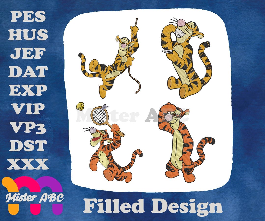 Winnie the Pooh - Tigger the Playful Tiger - Chasing Mouse and Yarn ...
