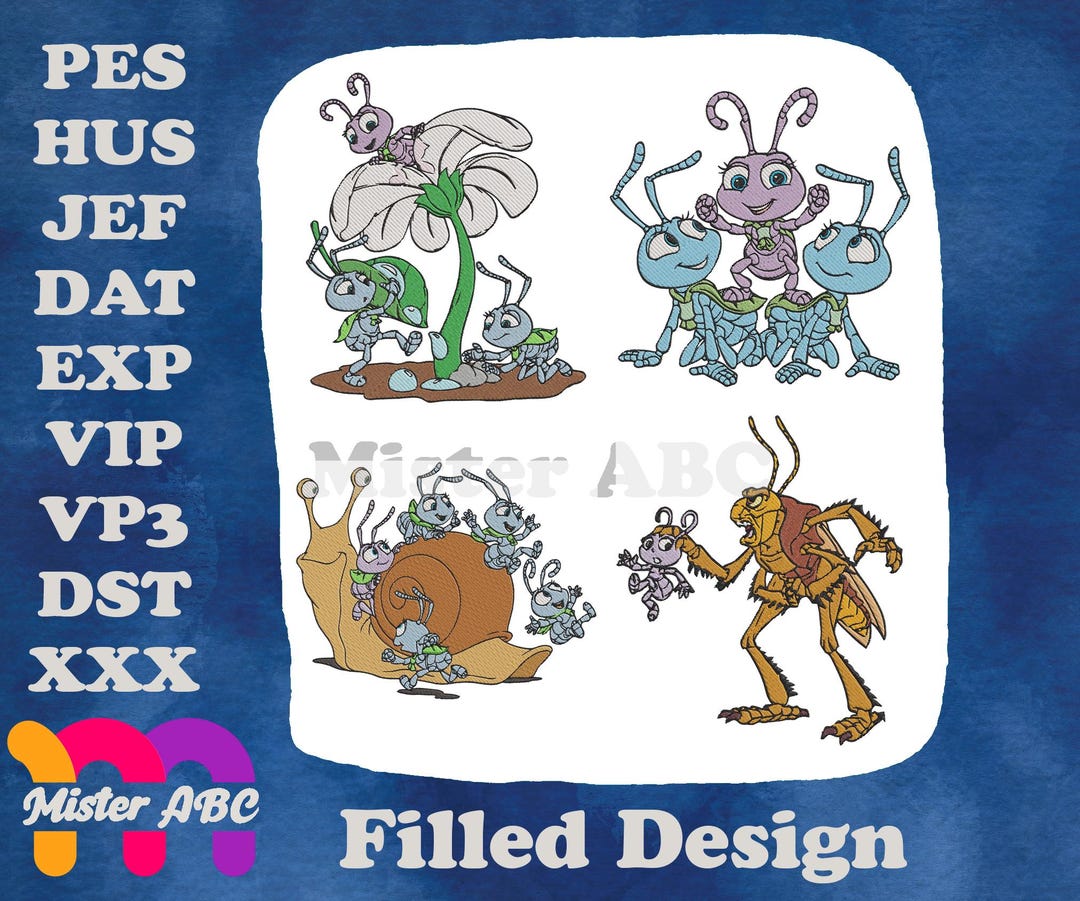 Disney A Bugs Life Flik Atta Dot Hopper Snail Ride Colony Character ...