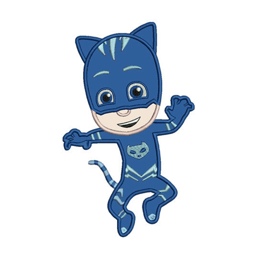Catboy Inspired Applique Design - Etsy