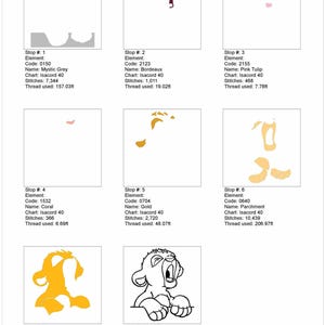 The Lion King Simba Cub Young Lion Roaring Playing Pouncing and Sitting ...