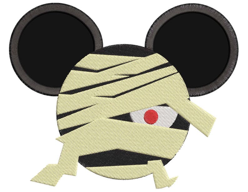 Mickey Ears 01 Applique Design Mickey Embroidery Design - Etsy