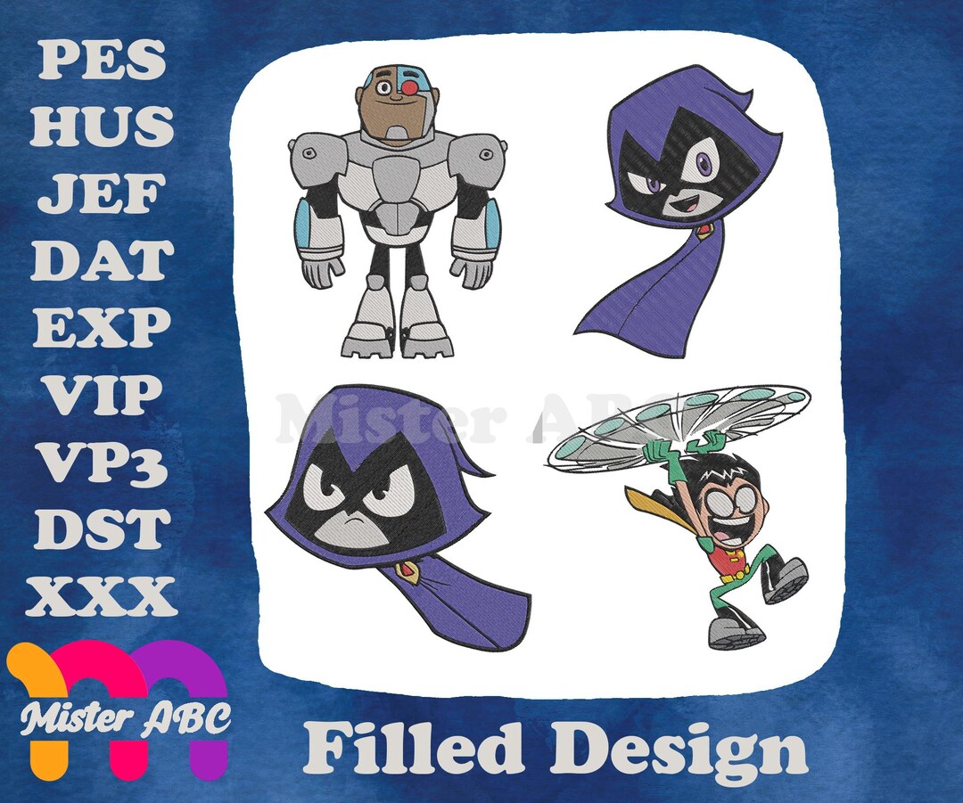 Teen Titans Go Cyborg Raven Dark Magic and Beast Boy as Bird Copter ...