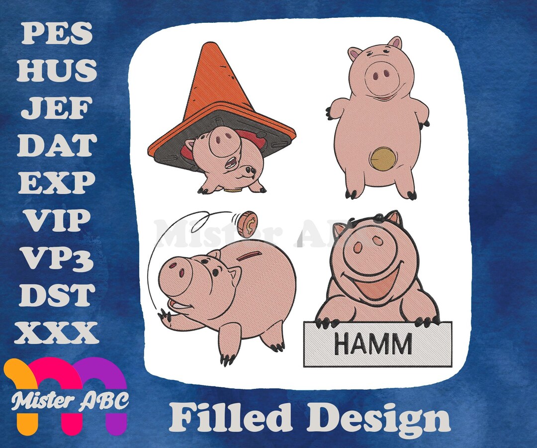 Toy Story - Hamm the Piggy Bank With Cone Hat and Money Slot - Pixar ...