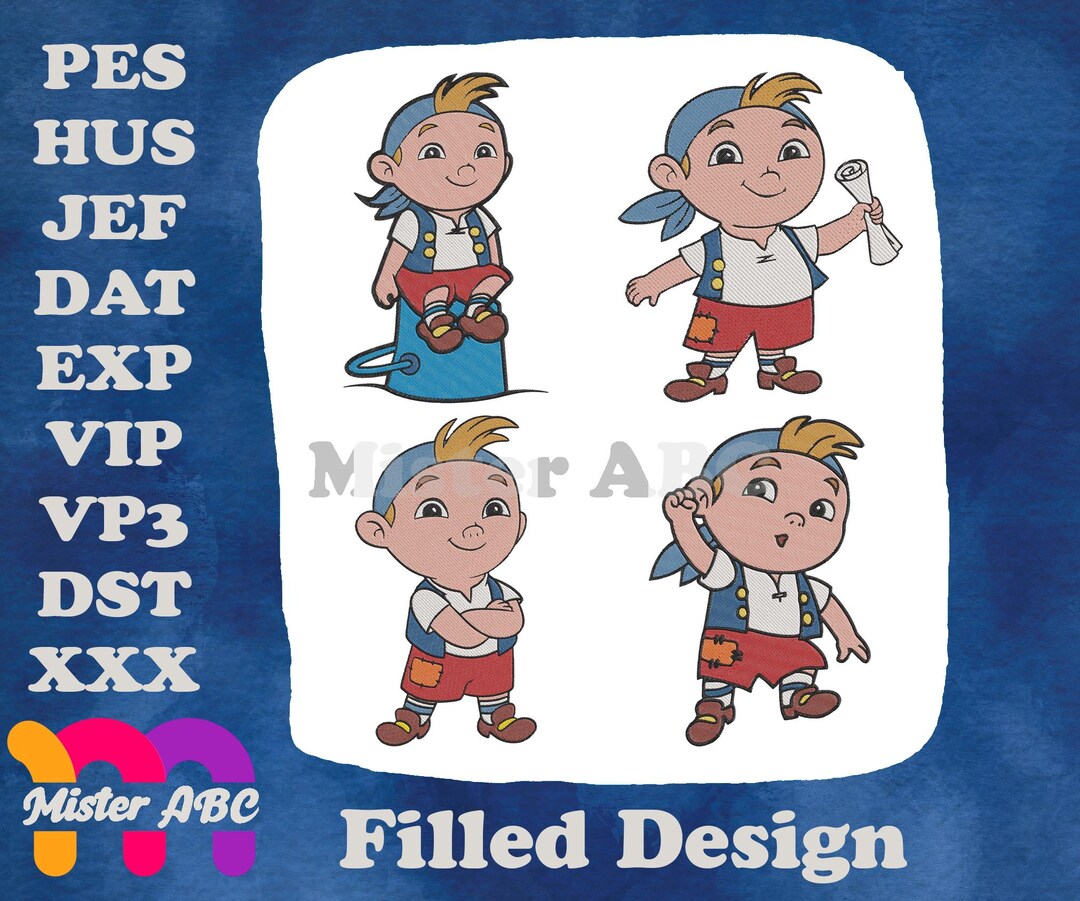 Disney Jake Never Land Pirates Jake Young Pirate Leader Map Treasure ...