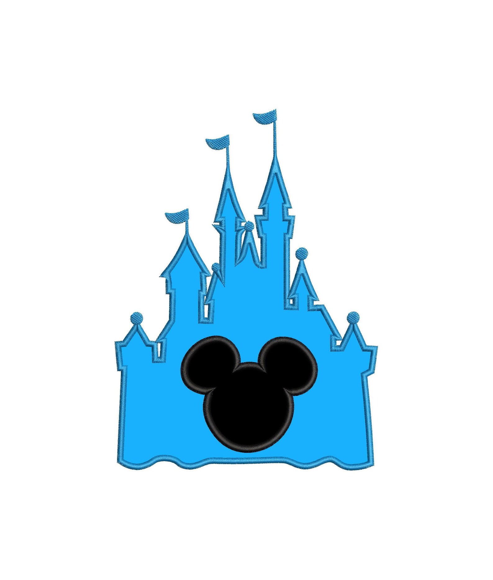 Disney Castle Applique Design | Etsy
