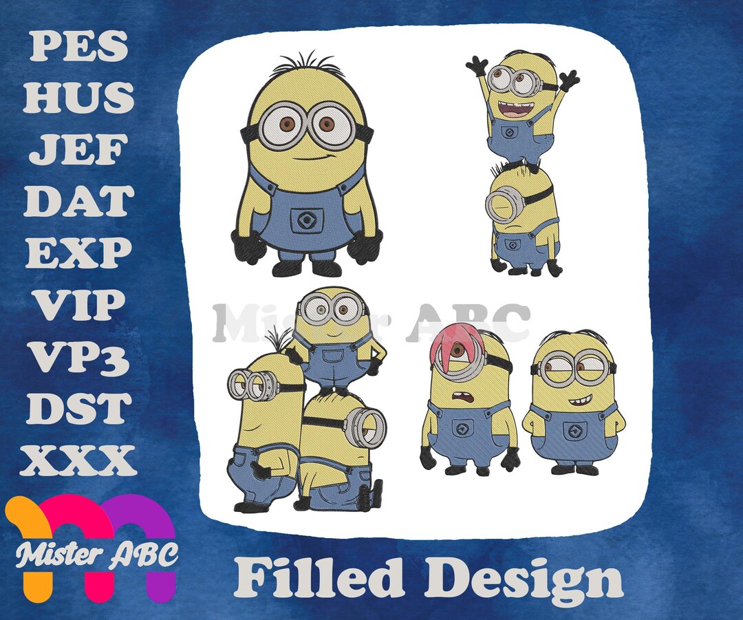 Despicable Me Minions Stu Kevin Bob Trio Poses Goofy Henchmen Coon Set ...