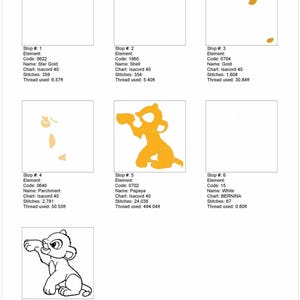 The Lion King Simba Cub Young Lion Roaring Playing Pouncing and Sitting ...