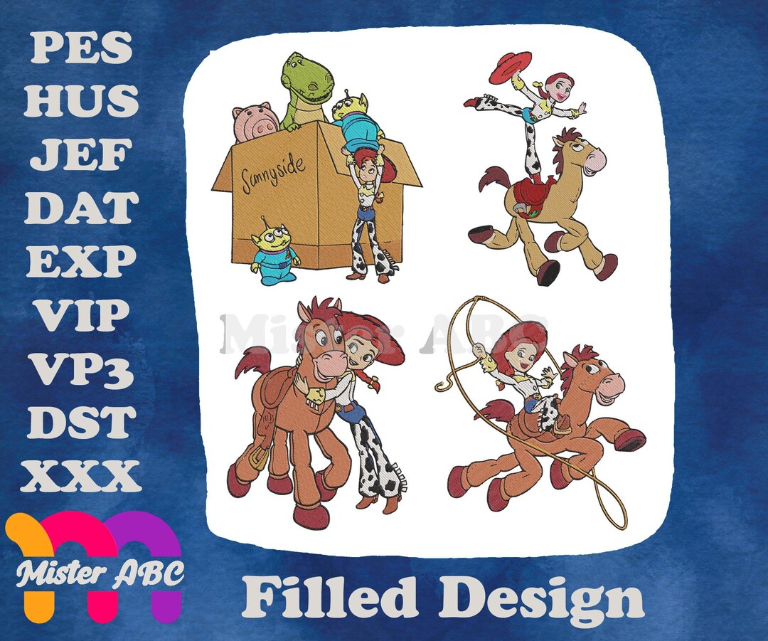 Toy Story - Jessie and Bullseye Horse - Andy's Toys Box - Woody's ...