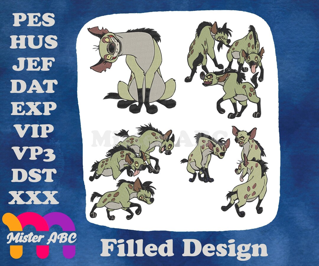 The Lion King Hyena Trio Shenzi Banzai Ed Sitting and Group Character ...