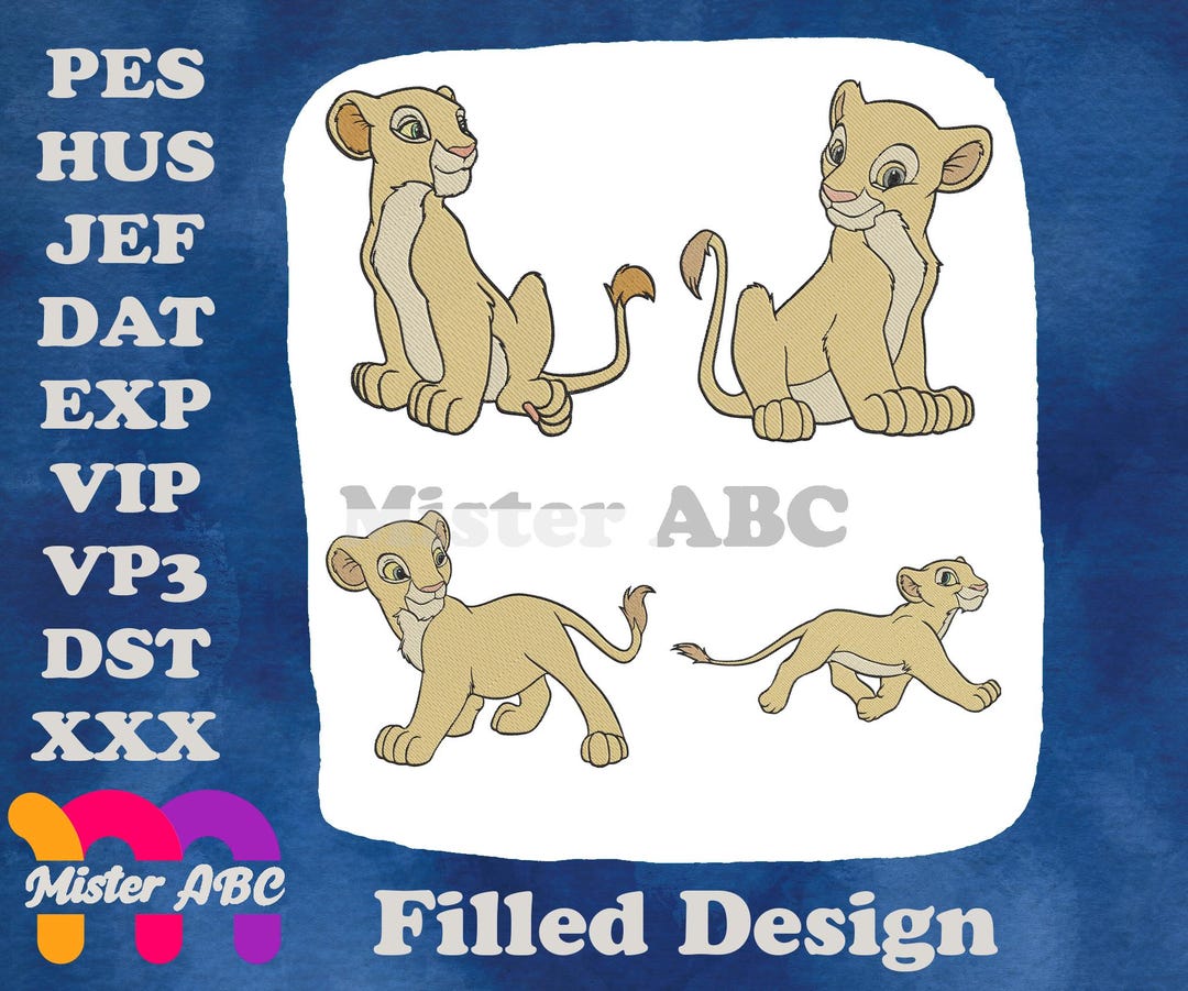 The Lion King Simba Cub Various Adorable Sitting Walking and Looking ...